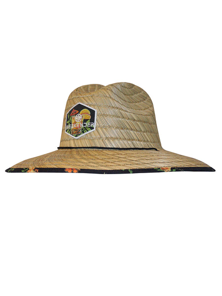 Cocktails Straw Lifeguard Hat | Weekender Sportswear
